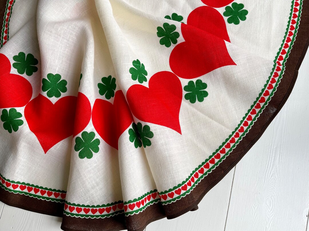 Vintage Tablecloth, German Design, Made in 70s Germany by Walterscheid ...