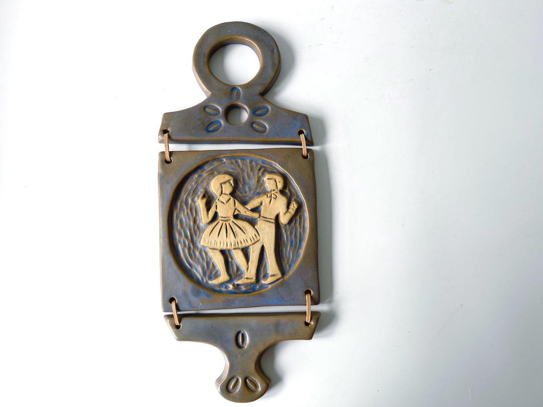Artistic Vintage Wall Art by Rath, Vejle. Danish Handmade Pottery ...
