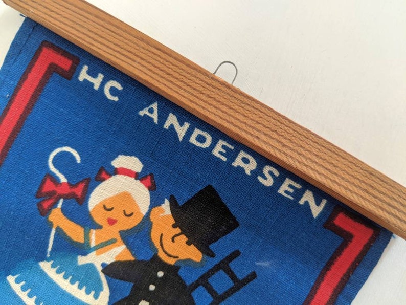 H.C. Andersen Wall Hanging Textile With Motifs From His | Etsy