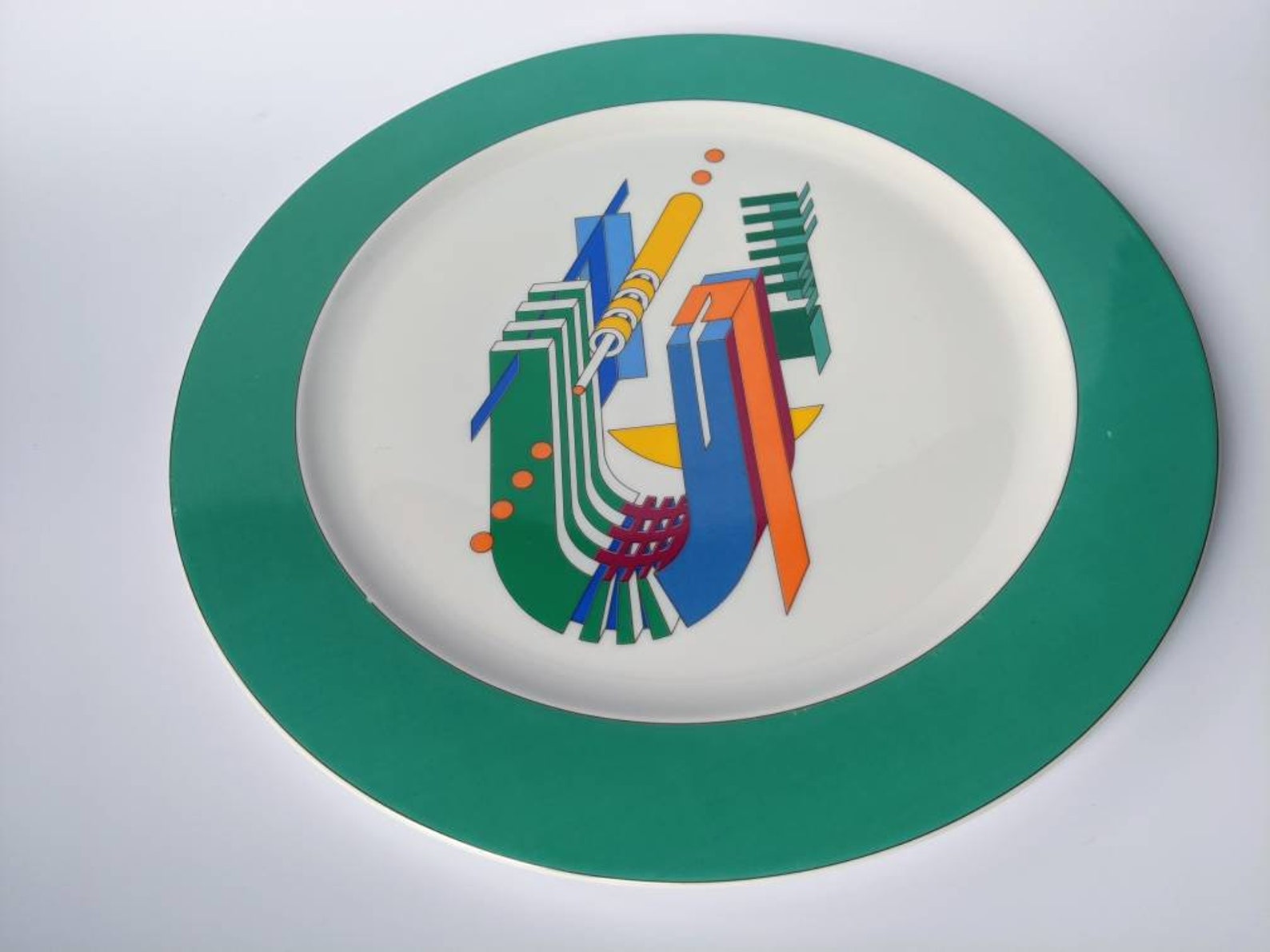 ROSENTHAL Germany. Marcello Morandini. Porcelain "alphabet" Plate ...