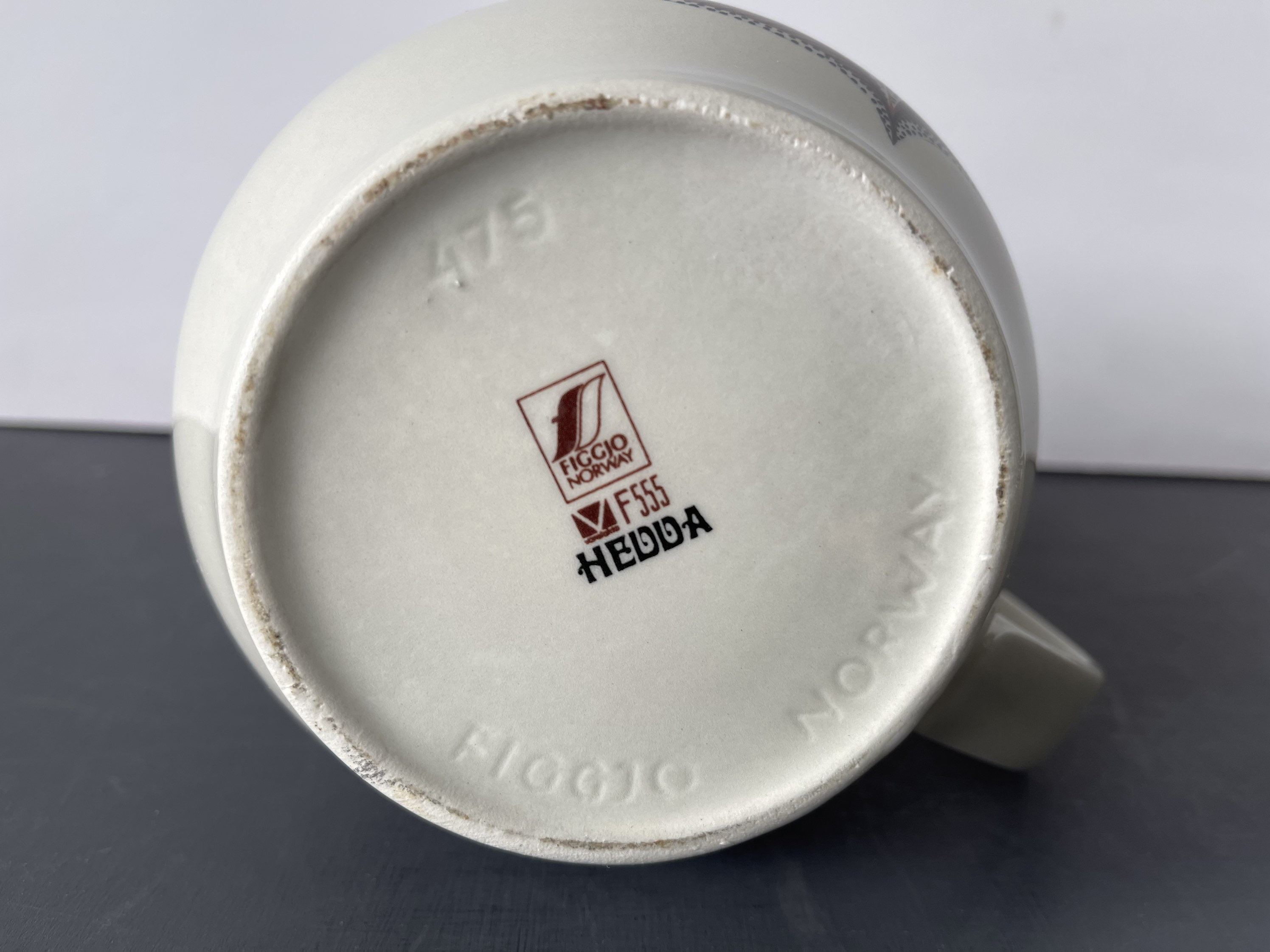 Vintage Hedda Jug, 70s Figgjo Flint. Big Creamer / Jug. Scandinavian ...