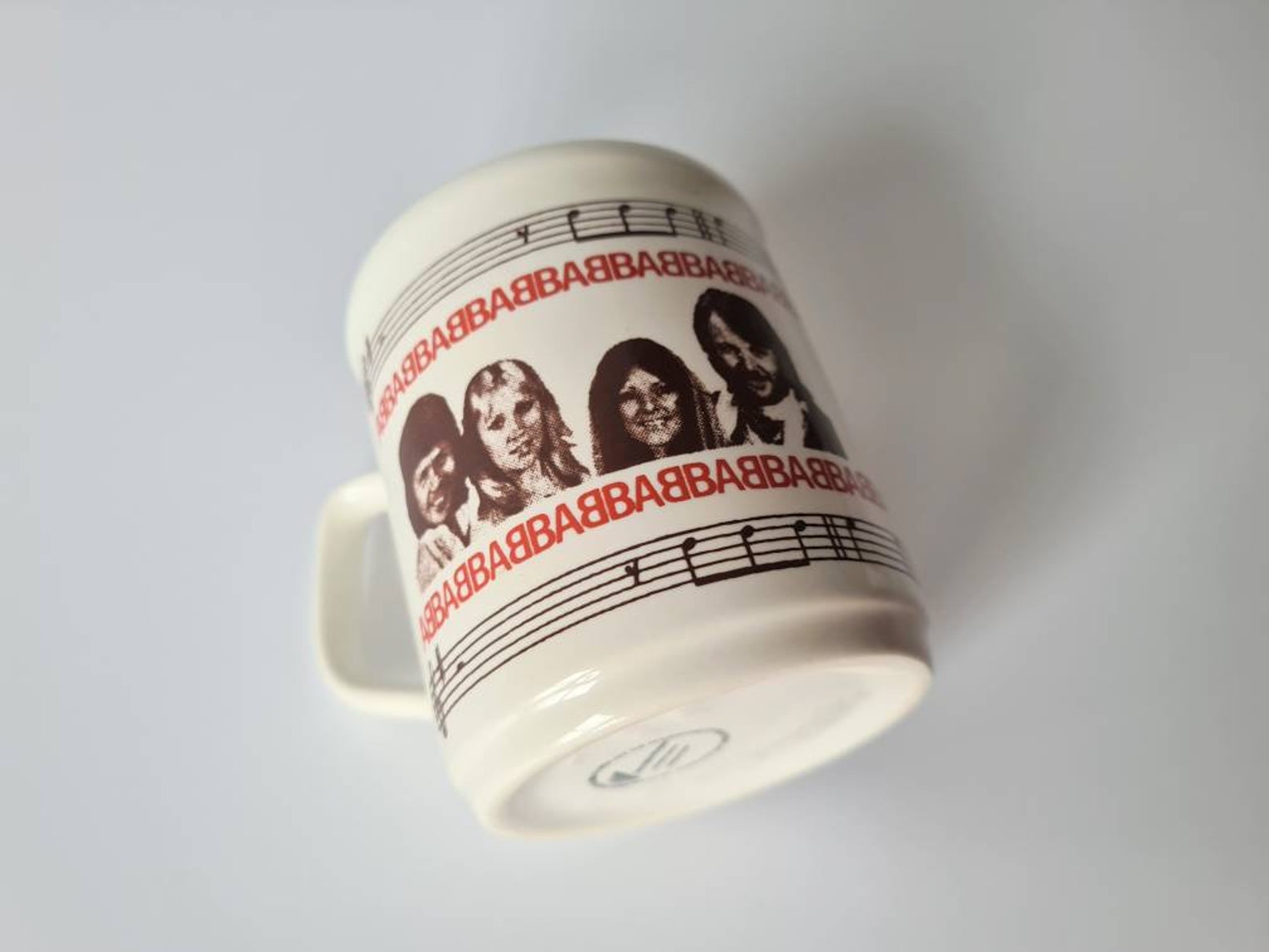 Rare Abba Mug Collectors Piece With Nodes and Björn | Etsy