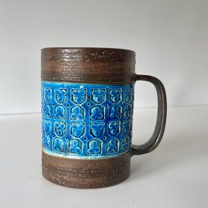 Bitossi Mug Trifoglio Blue - Aldo Londi - Collectors Item - Vintage ...
