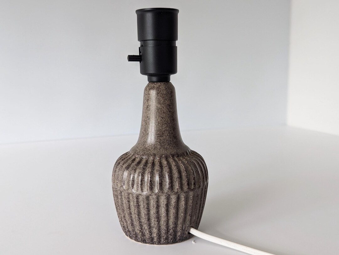 Semi-dull Glazed Danish Ceramic Table Lamp. Eu, Us, Uk or Aus Power ...