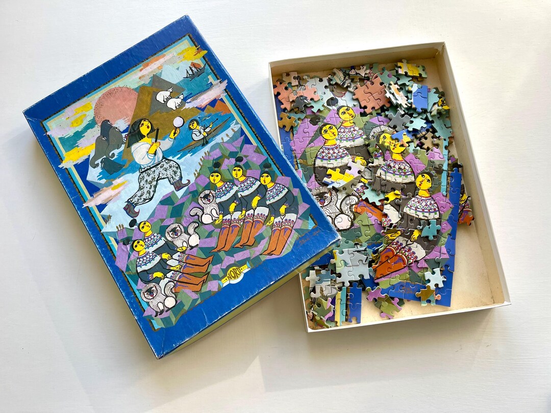 Bjørn Wiinblad 1980 Jigsaw Puzzle. "north" Designed by Danish Artist ...