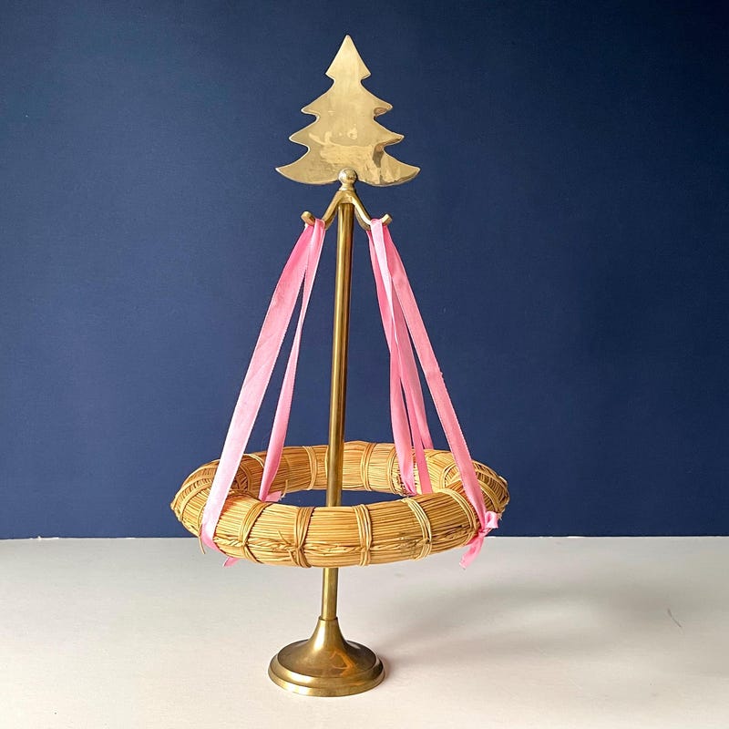 Advent Brass Wreath - Etsy UK