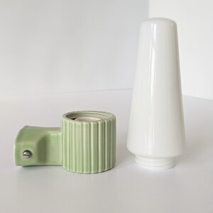 Set of 2 Hans-agne Jacobsson for IFÖ Pastel Green Bathroom Lamps Number ...