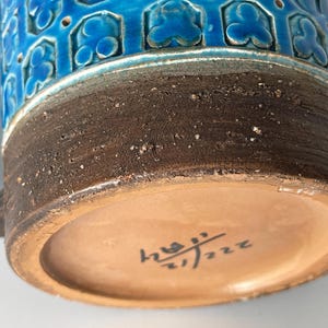 Bitossi Mug Trifoglio Blue - Aldo Londi - Collectors Item - Vintage ...