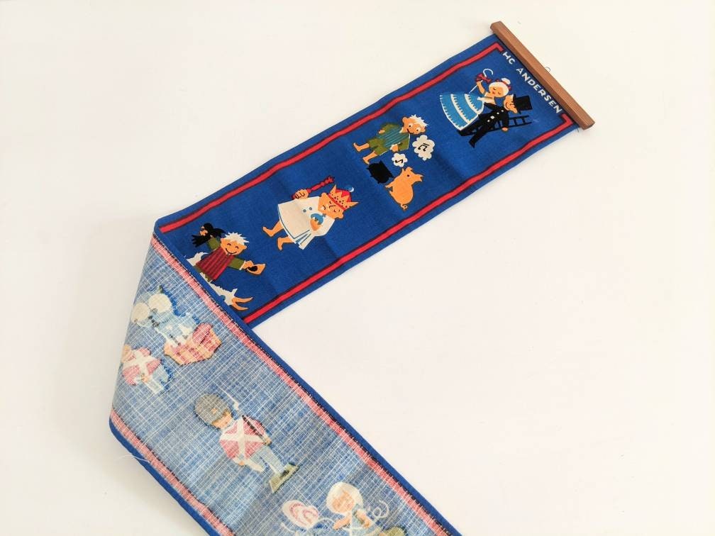 H.C. Andersen Wall Hanging Textile With Motifs From His - Etsy