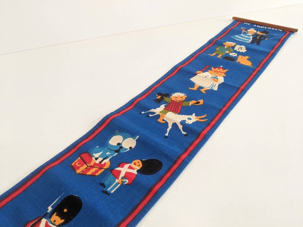 H.C. Andersen Wall Hanging Textile With Motifs From His - Etsy