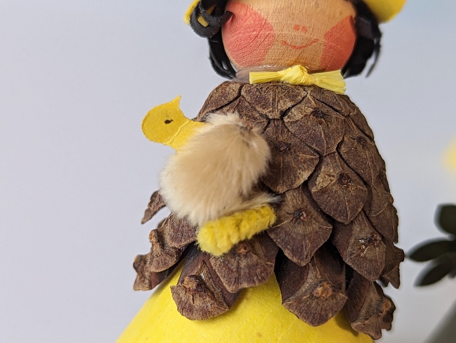 4 Vintage erstad & Stubbe Teglbjærg Spring Girls. Handmade Figurines in ...