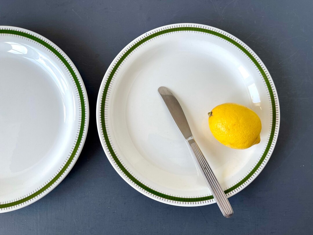 Set of 2 Vintage Rörstrand Anette Dinner Plates - Swedish Mid Century ...