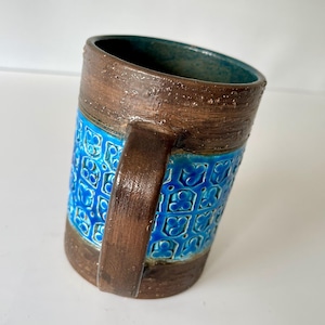 Bitossi Mug Trifoglio Blue - Aldo Londi - Collectors Item - Vintage ...