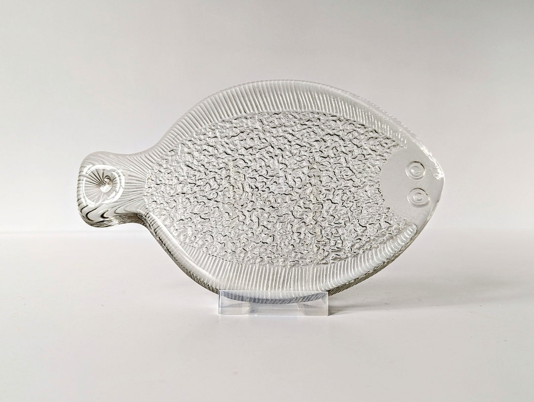 Rare Jan Sylwester Drost Fish Glass Art Piece. Produced by "zabkowice ...