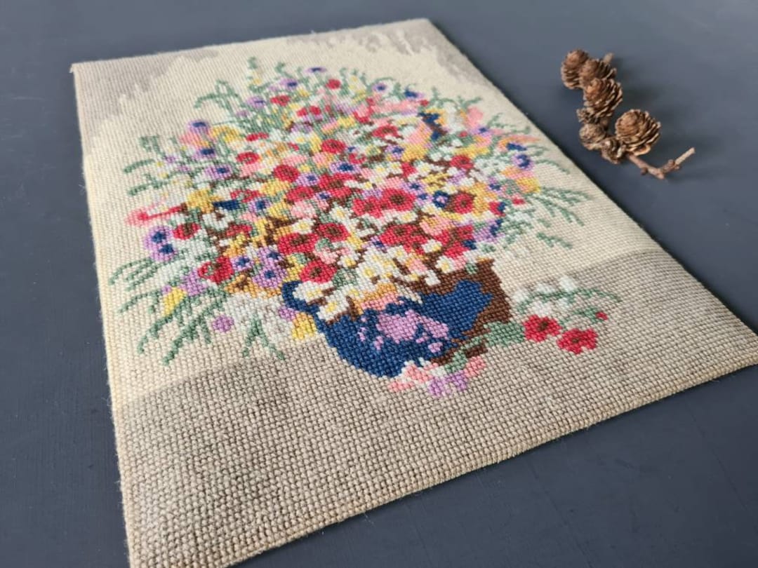 Danish Cross Stitch. Flower Arrangement Danish Hygge - Etsy