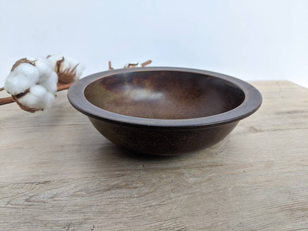 Knabstrup Ceramic Bowl - Danish Bowl With Beautiful Brown Glaze From ...