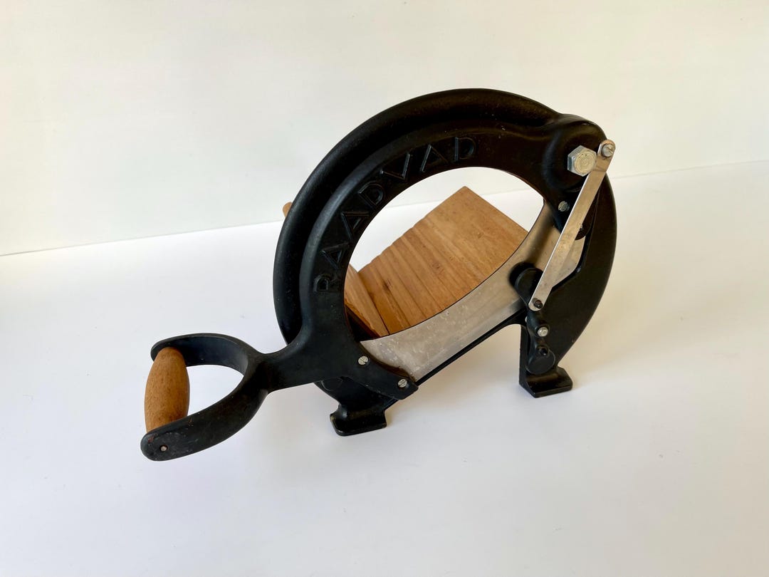 Vintage Danish Raadvad Bread Slicer / Cutter in Black. Great Condition ...
