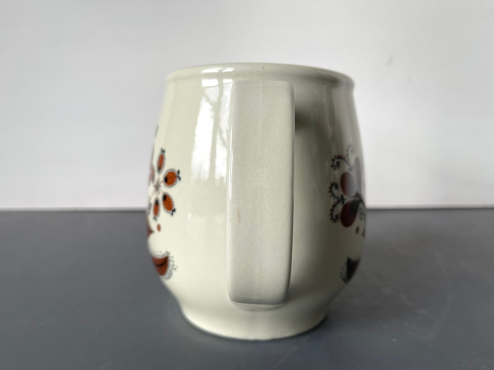 Vintage Hedda Jug, 70s Figgjo Flint. Big Creamer / Jug. Scandinavian ...