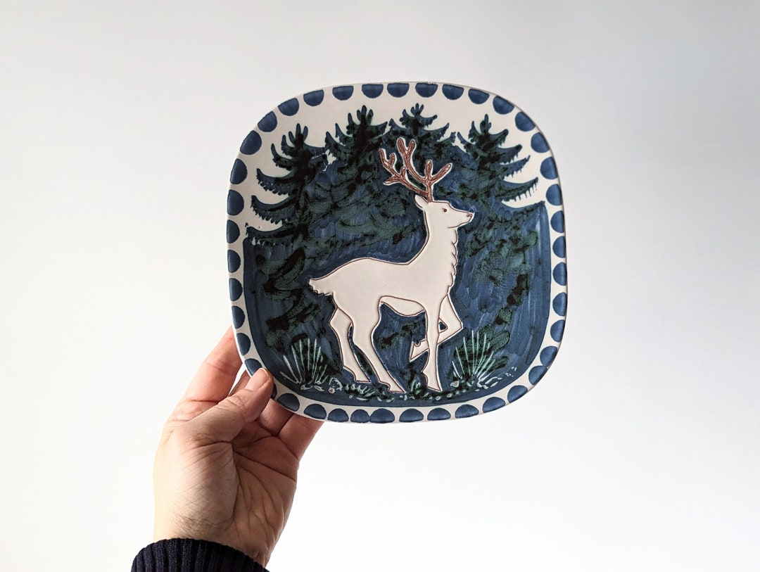 Elle Ceramic From Norway. Norwegian Mid Century Faience Plate/wall ...