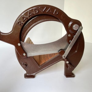 Vintage Danish Raadvad Bread Slicer Retro Brown. Great Condition! Model ...