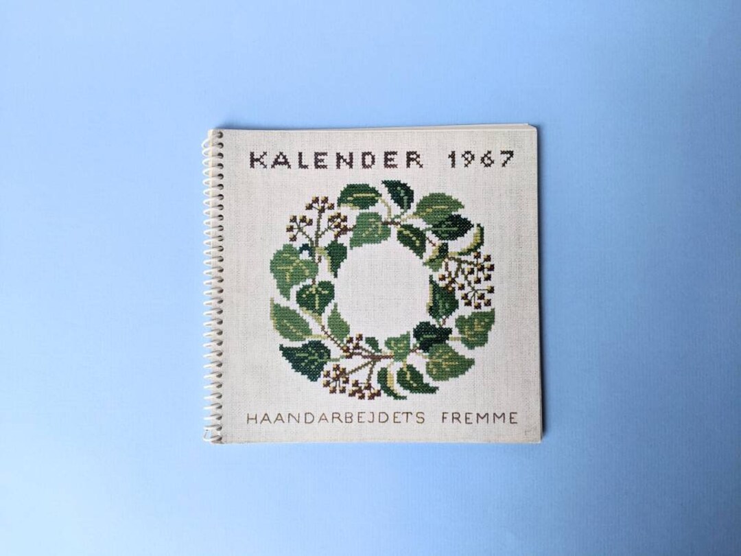 Gerda Bengtsson Cross Stitch Book / Calendar 1967 - Haandbarbejdets ...