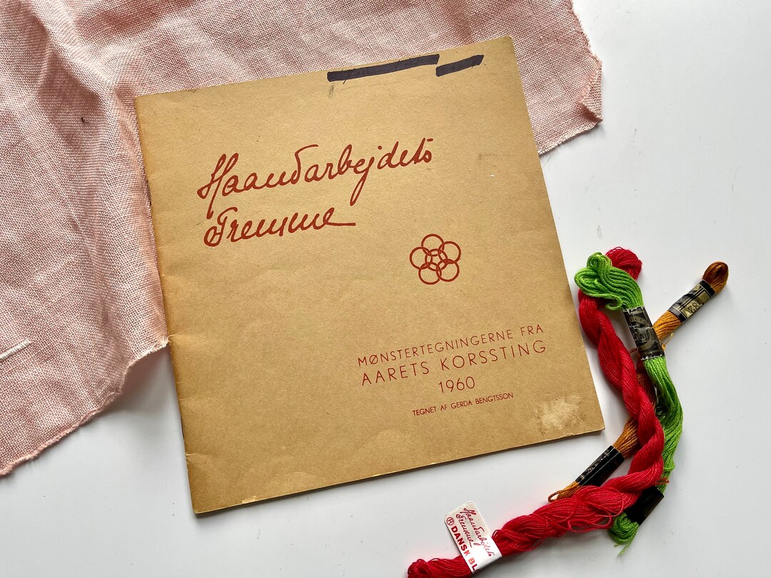 1960! First Yearbook Motifs. Haandarbejdets Fremme - Danish Cross ...