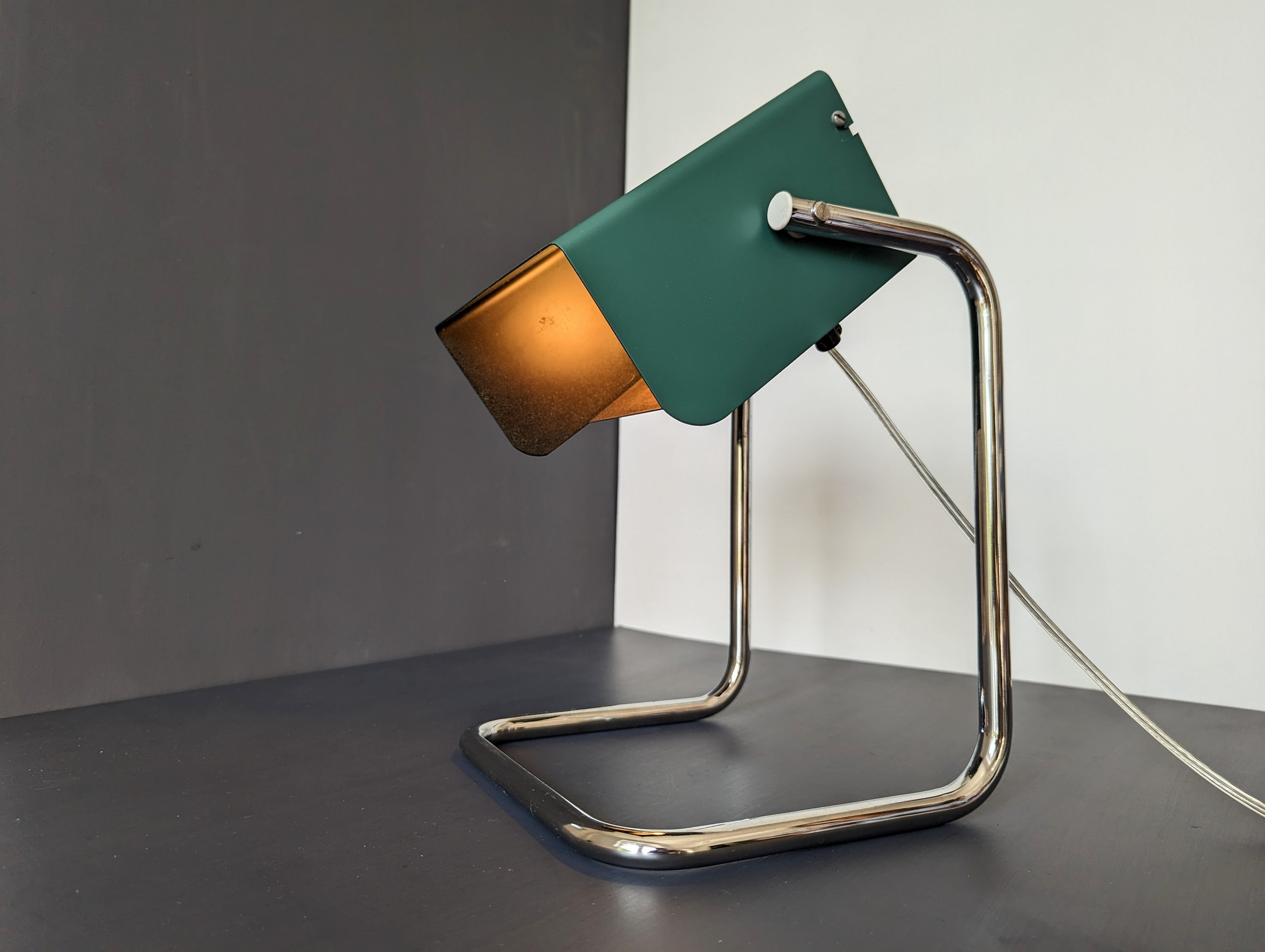 Minimalistic 60s Table Lamp. Eu, Us, Uk or Aus Power Plug. Adjustable ...