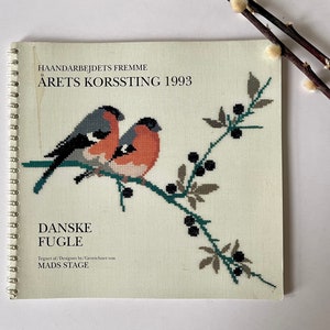 Rare 1993 Haandarbejdets Fremme Cross Stitch Book / Calendar With ...