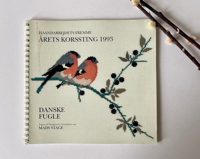 Rare 1993 - Haandarbejdets Fremme - Cross Stitch Book / Calendar With ...