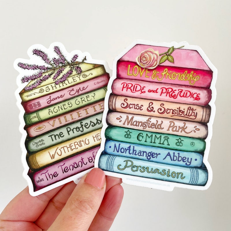 Jane Austen Sticker - Etsy