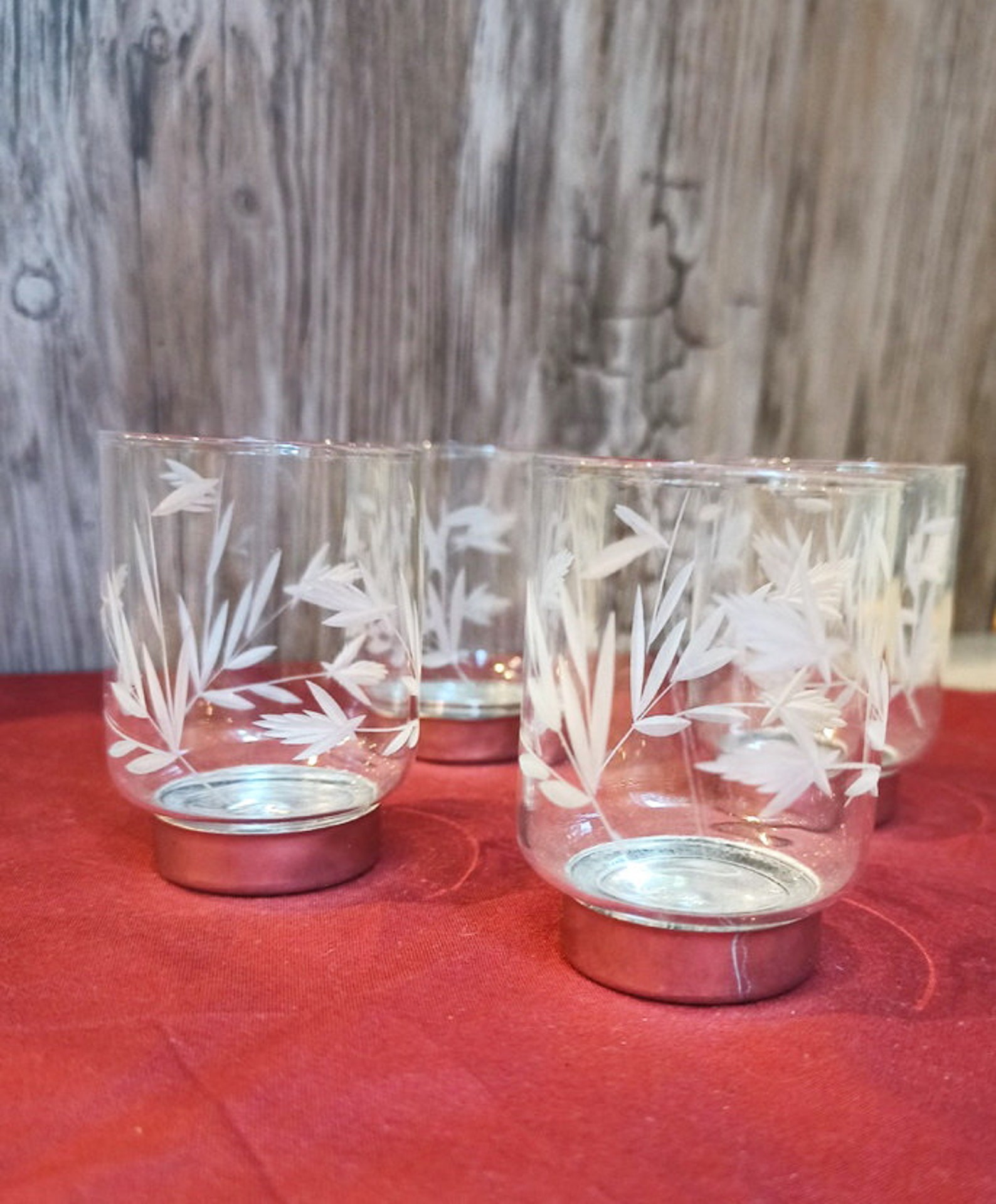 Vintage Russian Short Glasses Soviet Vodka Shot Glass Vodka Etsy