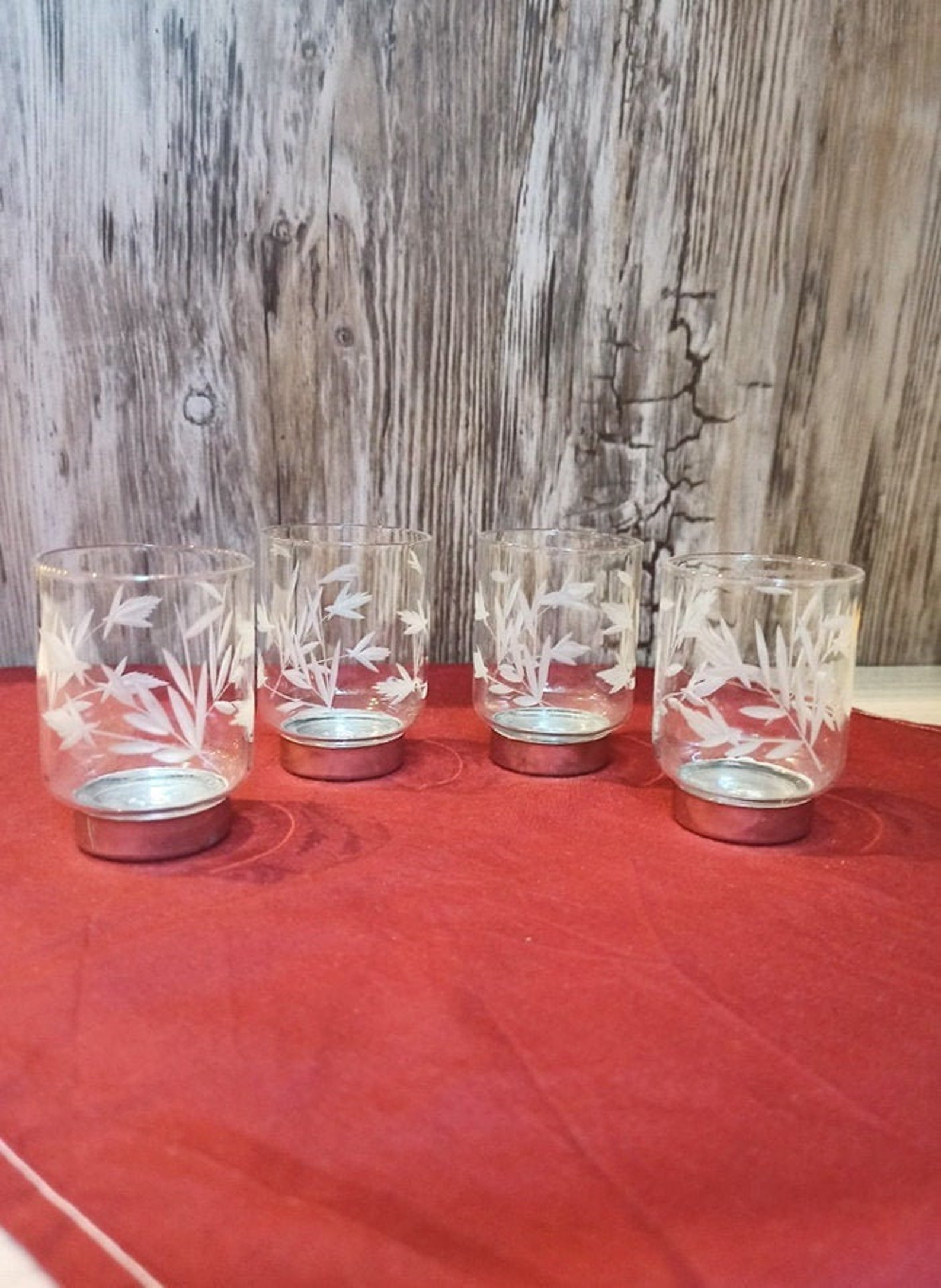 Vintage Russian Short Glasses Soviet Vodka Shot Glass Vodka Etsy