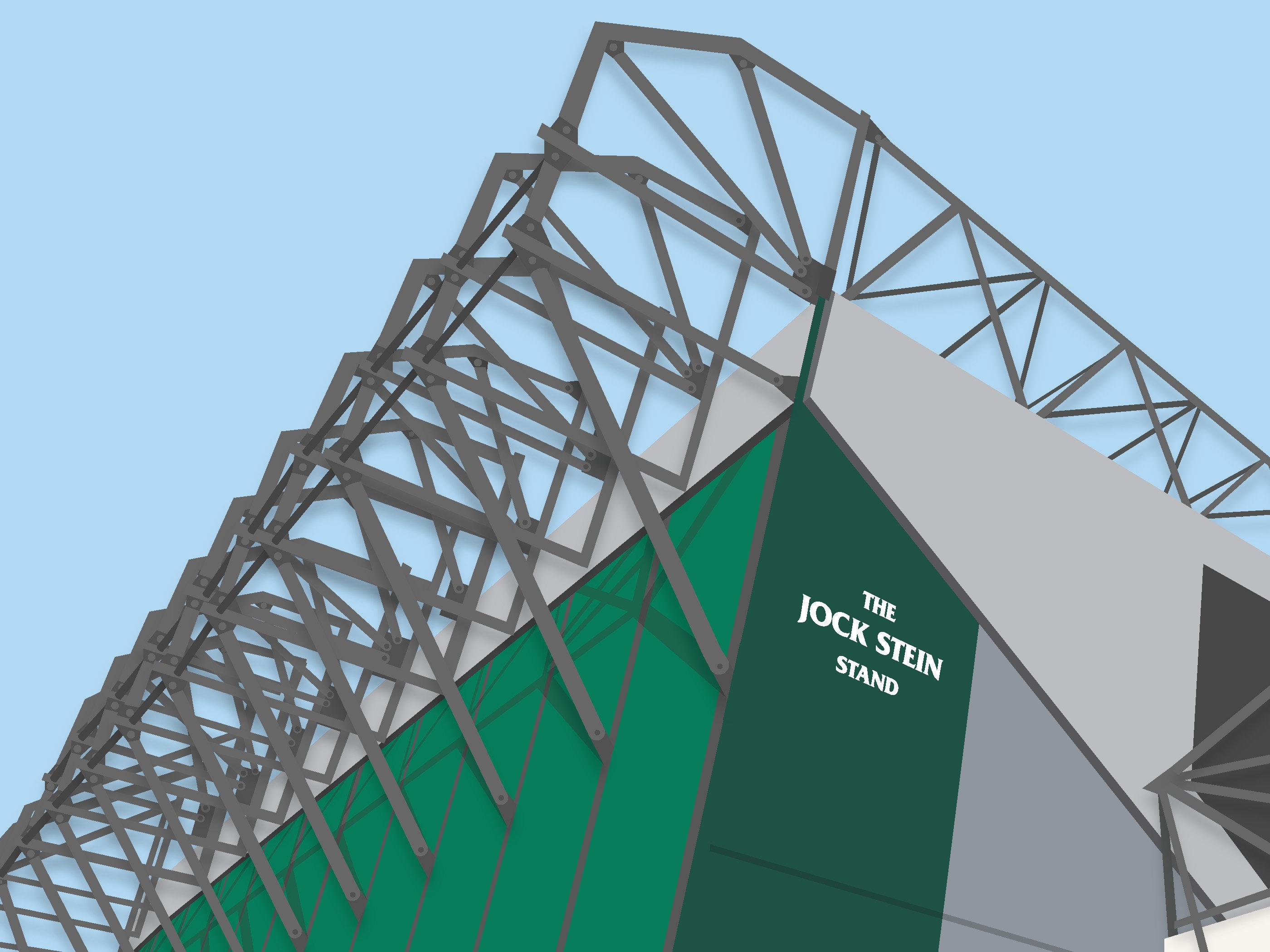 Celtic Park Celtic Football Club the Jock Stein Stand Poster/print - Etsy