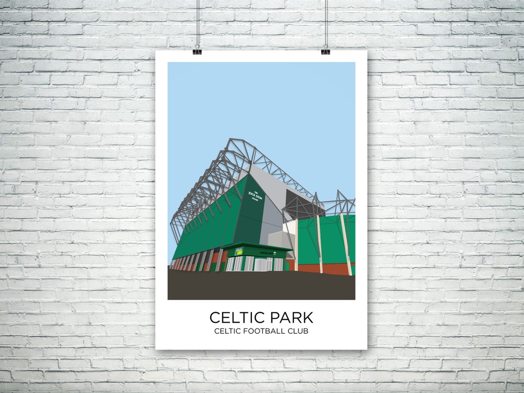 Celtic Park Celtic Football Club the Jock Stein Stand Poster/print - Etsy