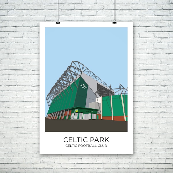 Celtic Football Art - Etsy UK