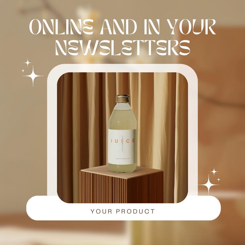 Neutral Background Mockups, Stock Photo Background, Product Backdrops ...