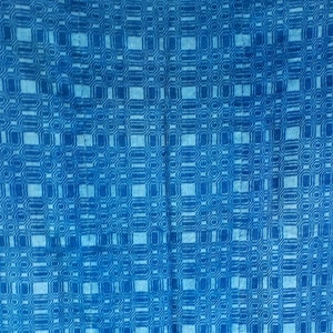 Antique Blue Overshot Coverlet, Triple Panel, Hand Woven, Double Seam ...
