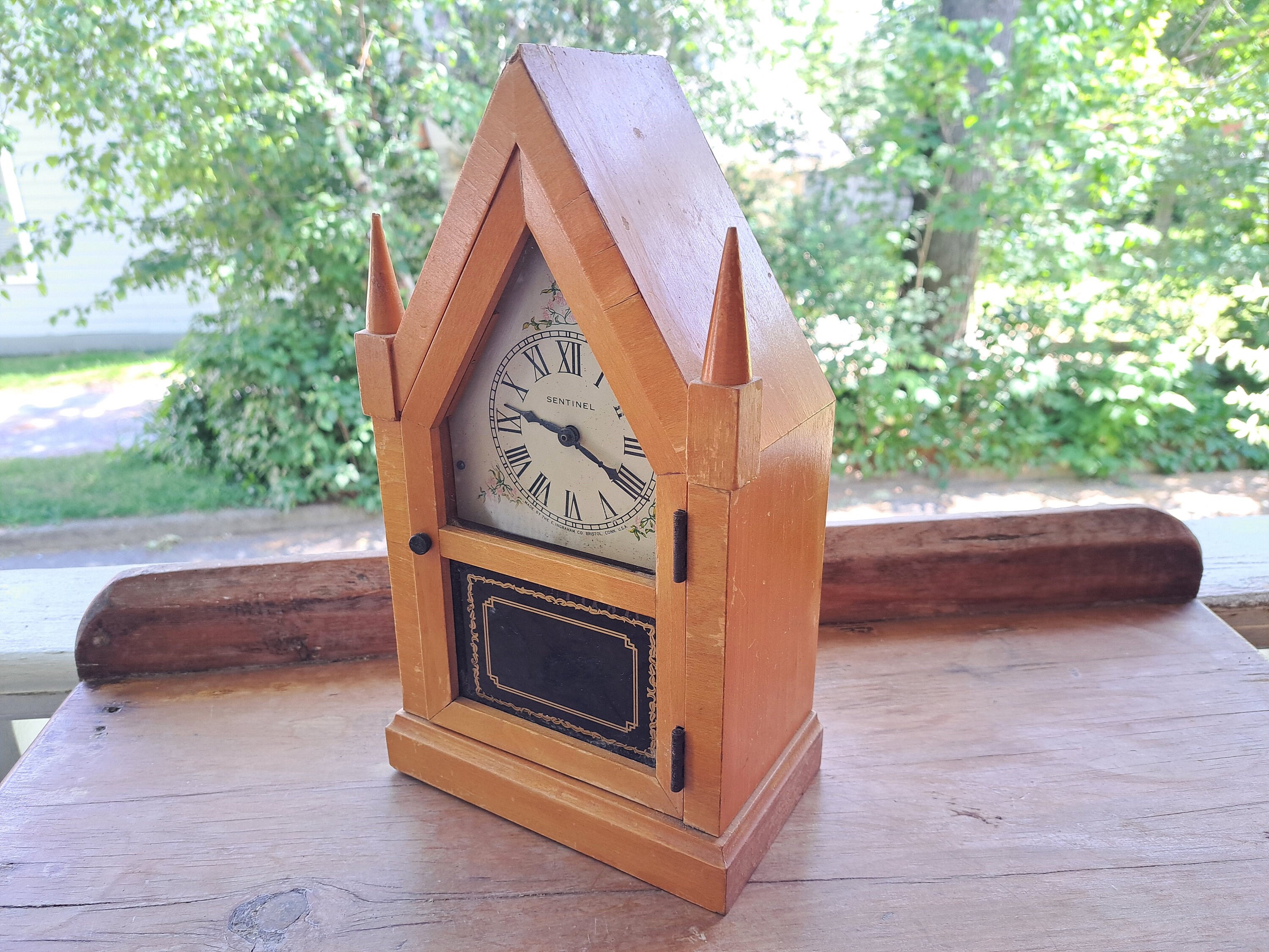 Vintage Ingraham Steeple Clock Electric Clock Working - Etsy