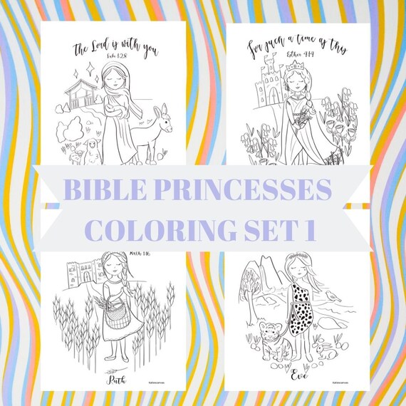 Coloring Pages Women Of The Bible
