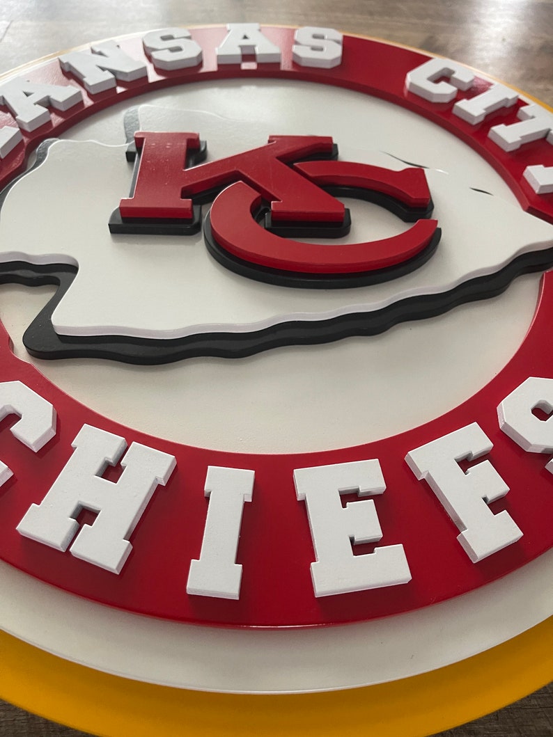 Kansas City Chiefs Wooden Sign - Etsy