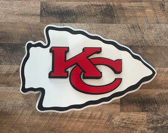 Kansas City Chiefs Wooden Sign - Etsy