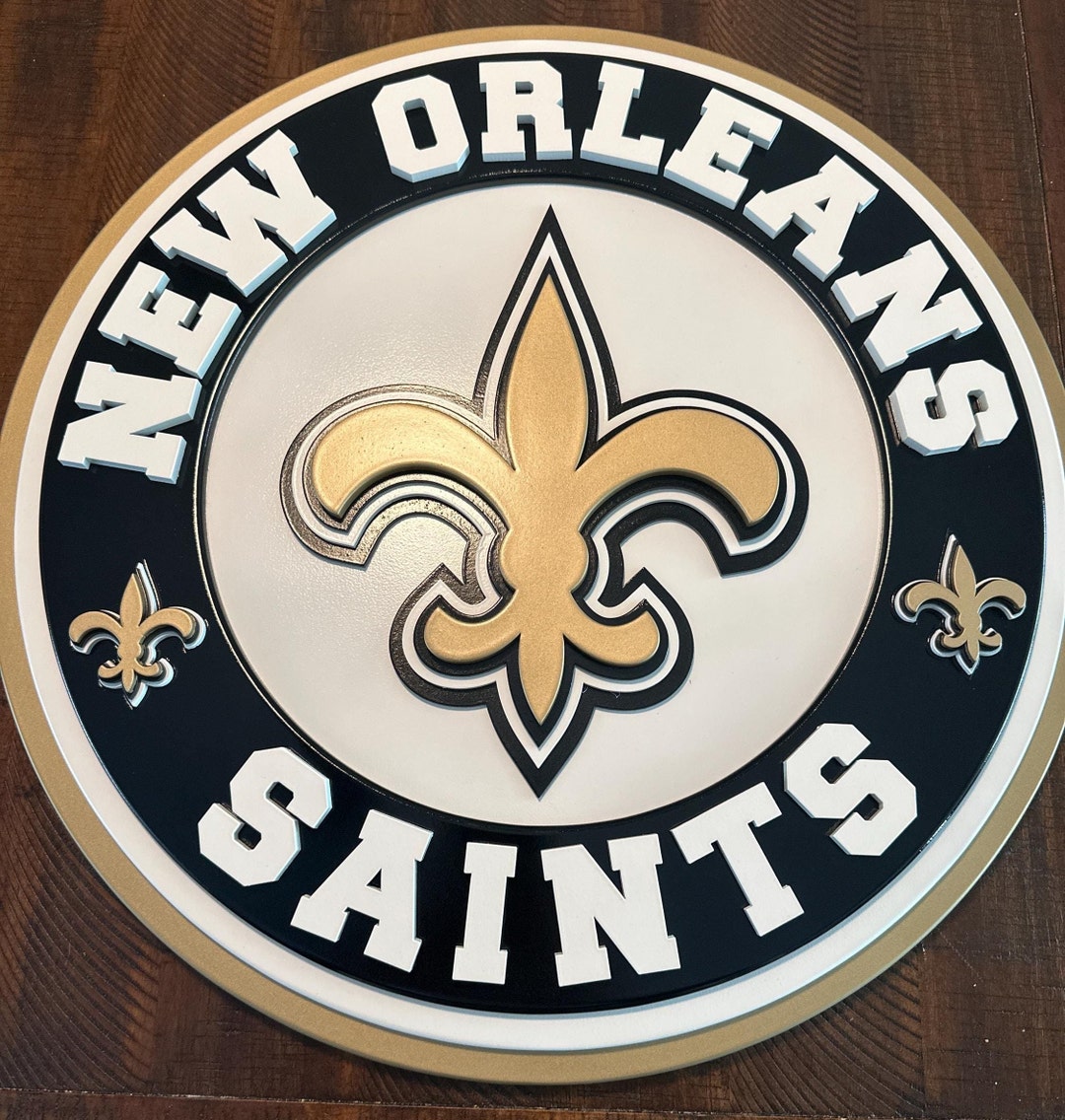 New Orleans Saints Wooden Sign - Etsy
