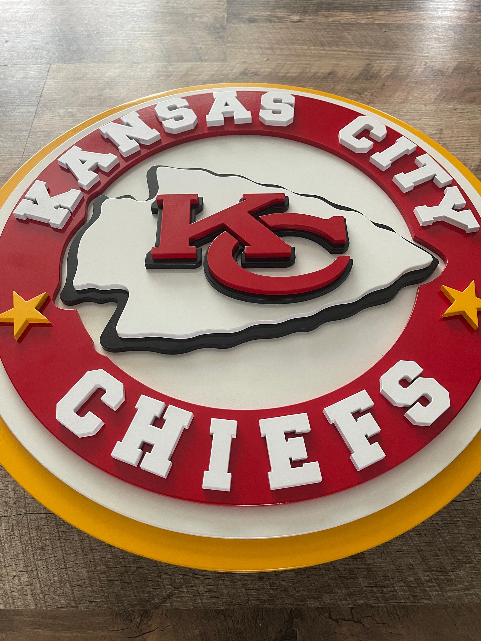 Kansas City Chiefs Wooden Sign - Etsy