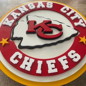 Kansas City Chiefs Wooden Sign - Etsy