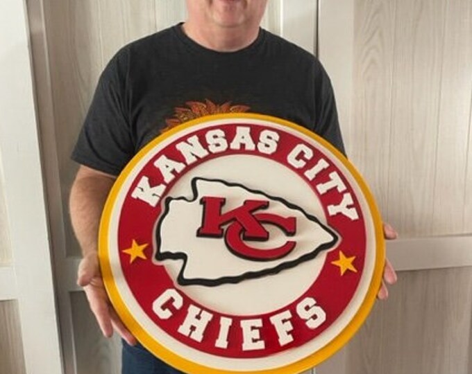 Kansas City Chiefs Wooden Sign - Etsy