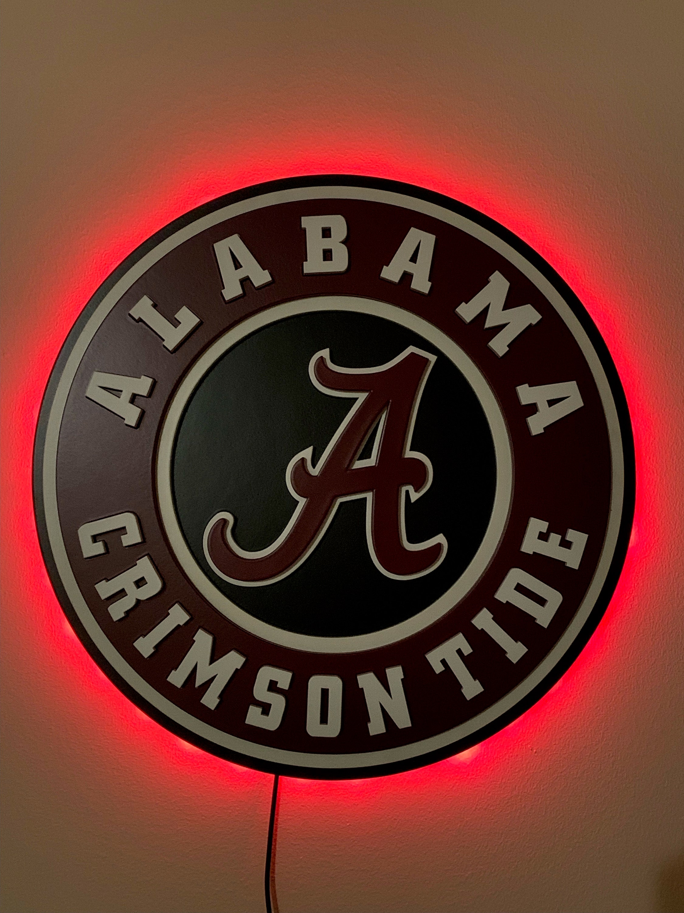 Alabama Crimson Tide Stacked Sign - Etsy