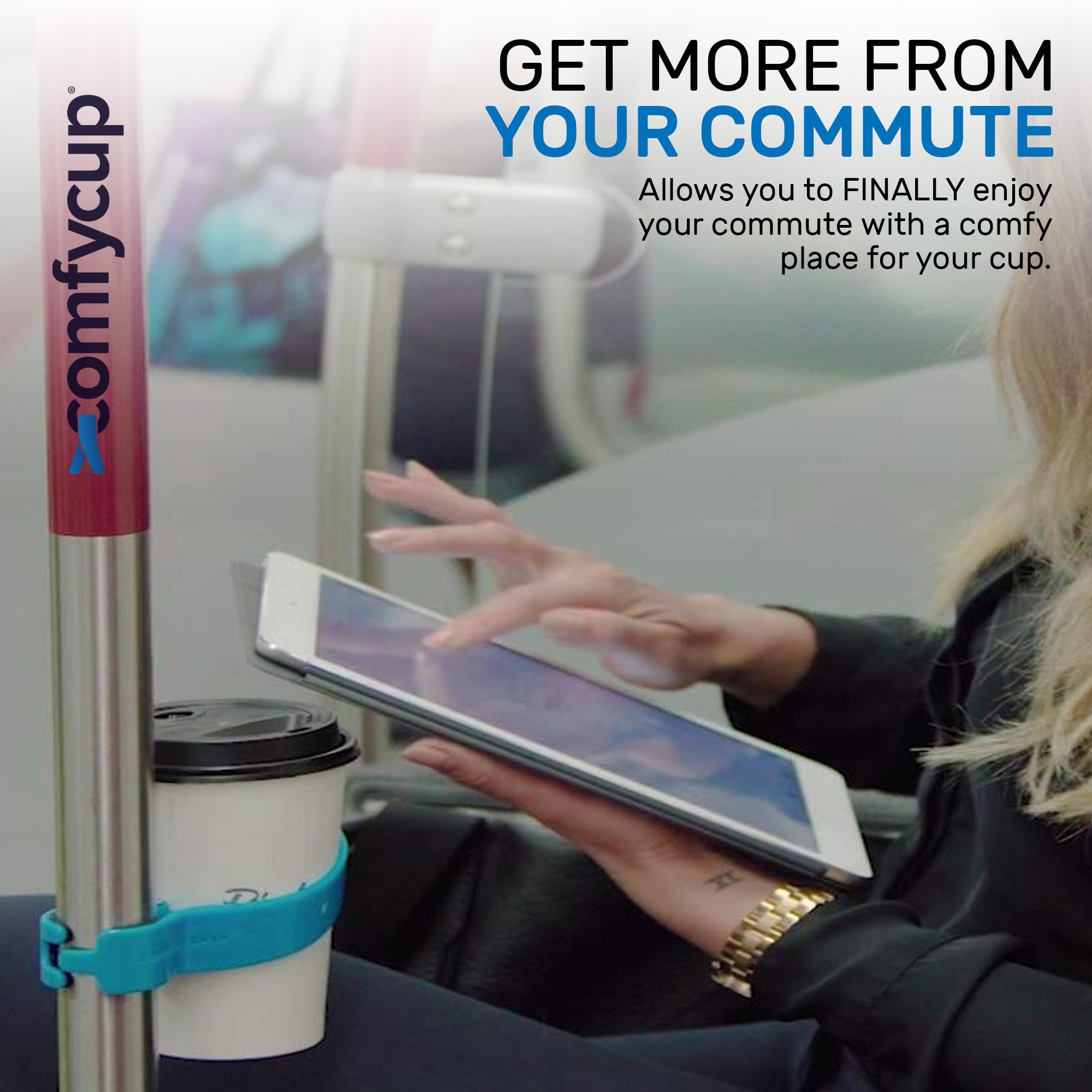 Portable Public Transportation Cup Holder for Daily Commute | Fits ...