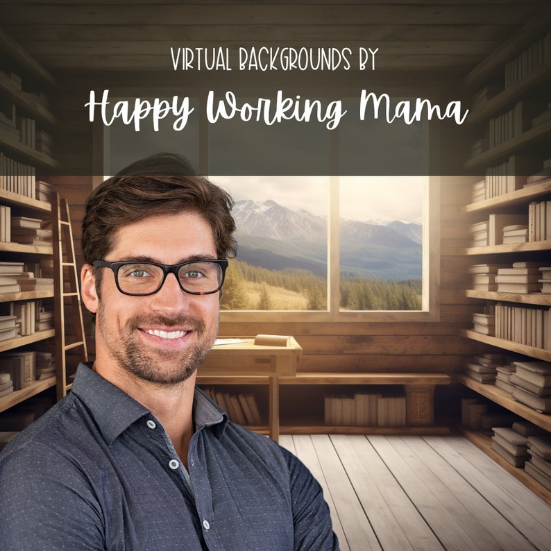 Rustic Virtual Background Images (BUNDLE) | 5 Original, Rustic Living ...