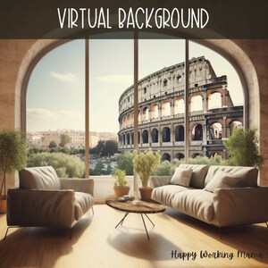 7 ITALIAN Images for Virtual Background, Pack of 7 Virtual Italian ...