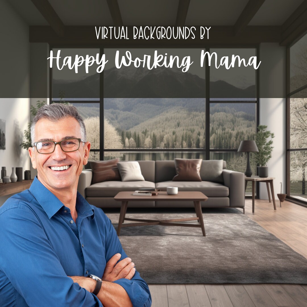 Rustic Virtual Background Images (BUNDLE) | 5 Original, Rustic Living ...